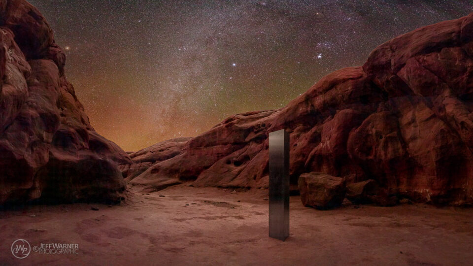 Utah Monolith at Night • Jeff Warner PHOTOGRAPHIC
